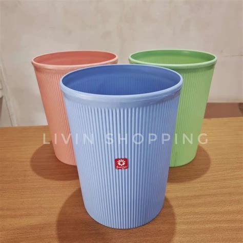 Jual Keranjang Sampah Plastik Liter Tempat Sampah Plastik Besar Sunlife Di Seller Ada Semua