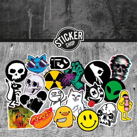 Pack De 20 Stickers N4 Stickershopcl