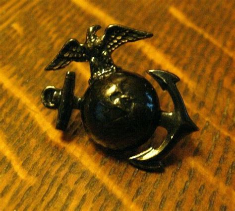 Usmc Lapel Pin Vintage United States Marine Corps Eagle Globe Anchor