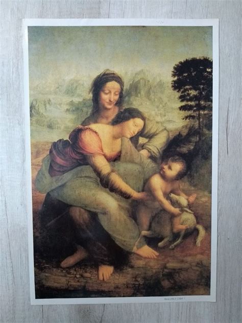 Sant Ana A Virgem E O Menino 1508 1510 Produto Vintage E Retro