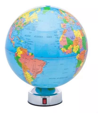 Globo Terrestre Giratorio Mapa Mundi Politico Decoracao Frete grátis