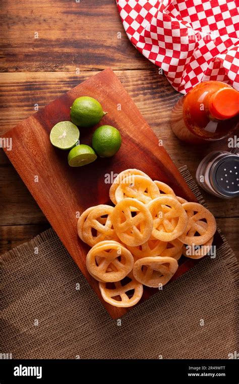 Chicharrones De Harina Also Known As Duros Duritos Mexican Wheel