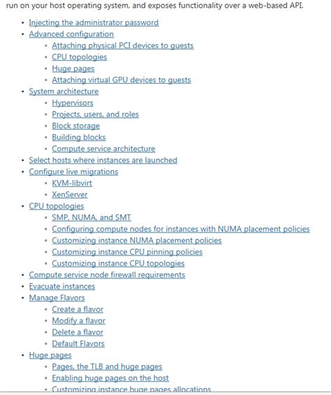 Openstack官网文档简介 Csdn博客