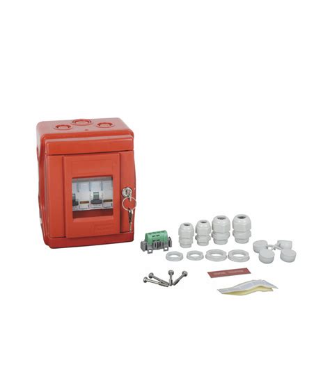 Coffret sécurité chaufferie 4 modules équipé LEGRAND 038082