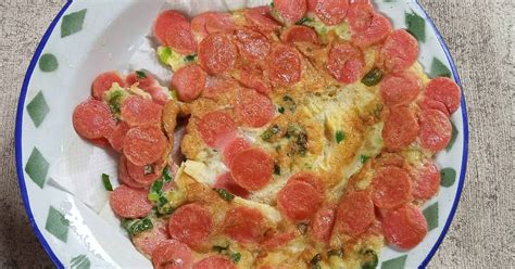 Resep Telur Dadar Sosis Oleh Oliveia Faizin Cookpad