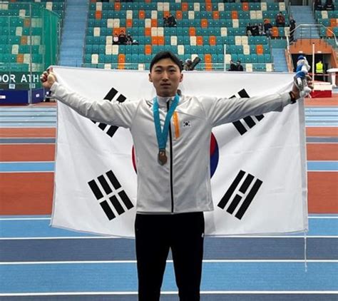 남자 세단뛰기 유규민 아시아실내육상선수권 3위 네이트 스포츠