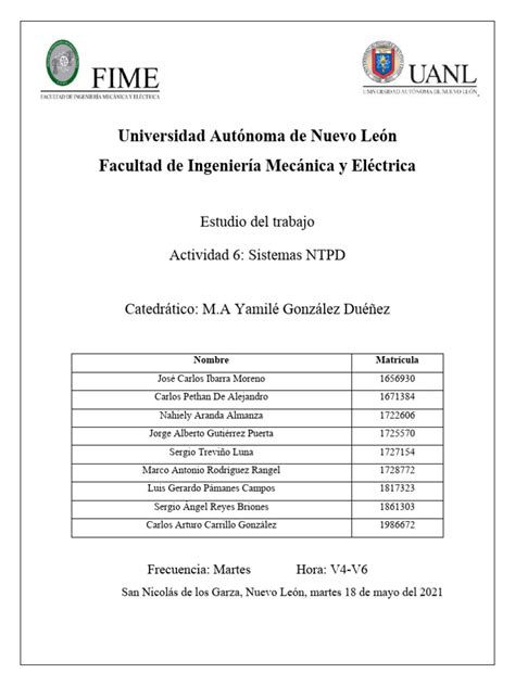 Act 6 Sistemas Ntpd Pdf Hora