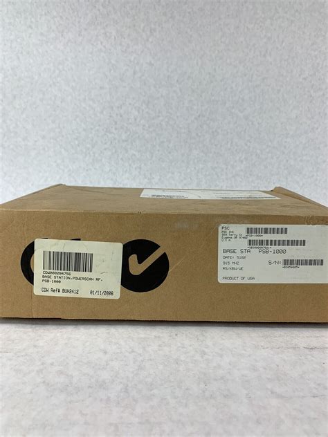 Psc Psb 1000 Scanner Base Station And Connecting Cord