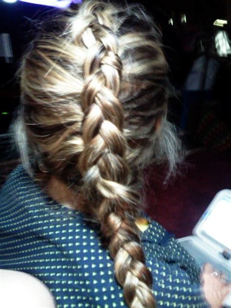 Inverted French Braid Mikaela Fs Lovinthesun Photo Beautylish