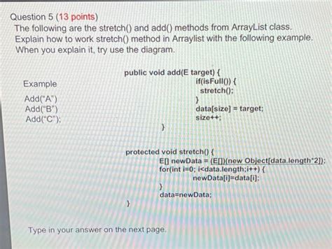 Solved Java Data Structuresanswer Question 5 In Complete