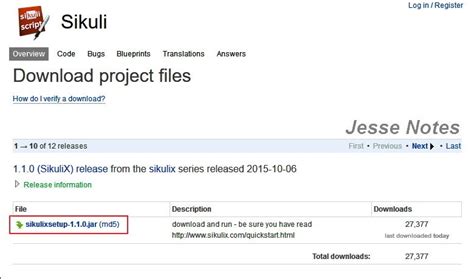 Jesse Notes Sikulix Ide 安裝與簡易使用