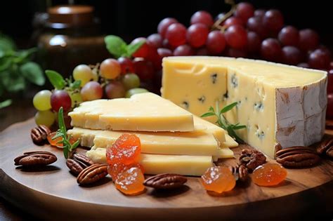 Premium Photo Orange Cranberry Cheddar Cheese