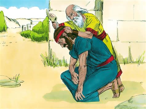 When They Were Alone Samuel Took A Flask Of Olive Oil And Poured It On