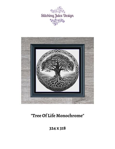 Tree Of Life Cross Stitch Pattern World Tree Cross Stitch Pattern Etsy