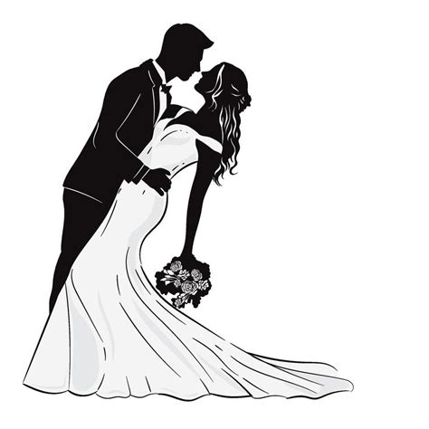 Download Silhouette Of Bride And Groom For Background For Free Artofit