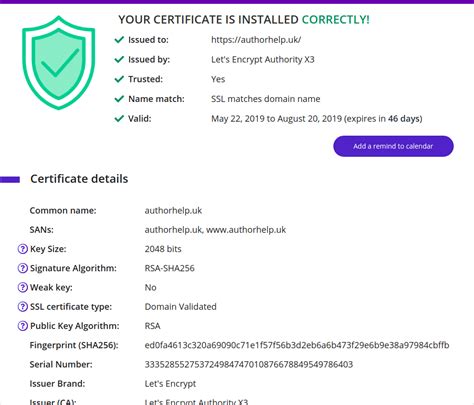 Setting Up And Ssl On Wordpress Author Help