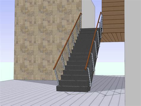 Outside Stair Design Sketchup 3d Model Skp File Download Sketchupbox