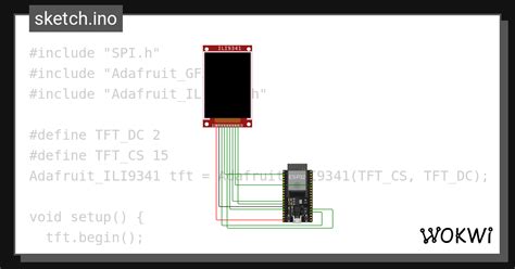 Tft Display Wokwi Esp32 Stm32 Arduino Simulator