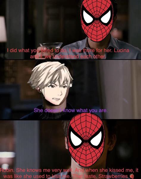 Robin And Spider Mans C Support After Robin X Lucina Spidercina Know Your Meme