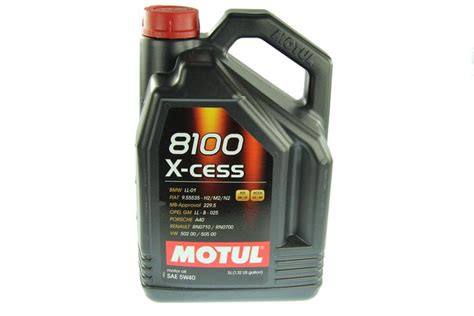 Motoröl Motul 8100 X Cess 5w40 5l Für Acura Alfa Romeo Aston Martin