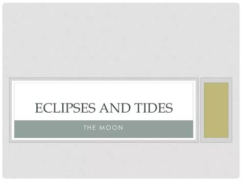 Ppt Eclipses And Tides Powerpoint Presentation Free Download Id