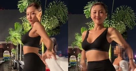 화사 비키니 댄스로 관능美 발산…싱가포르서 후끈