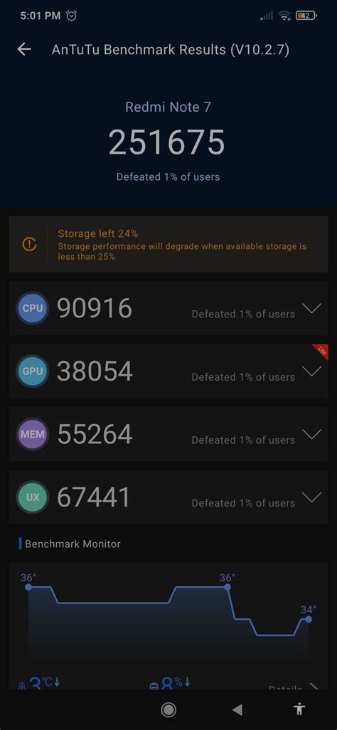 Antutu 10 Scores Of Xiaomi Redmi Note 7 Nr Benchmark