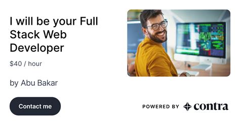 I Will Be Your Full Stack Web Developer By Abu Bakar