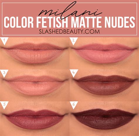 Milani Lipstick Swatches