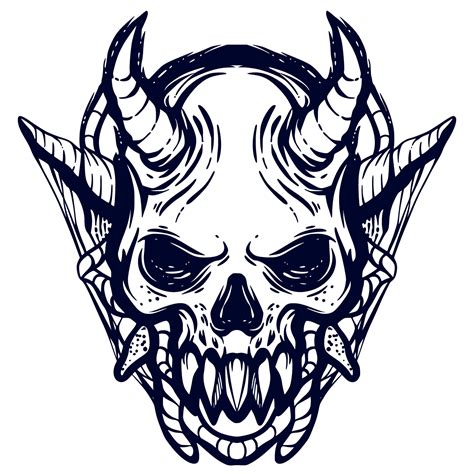 Illustration Skull Head Mascot Logo Art 25264532 Vector Art At Vecteezy