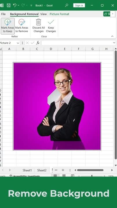 Remove Background In Excel Excel Excelformula Excelshortcuts Exceltech Exceltricks