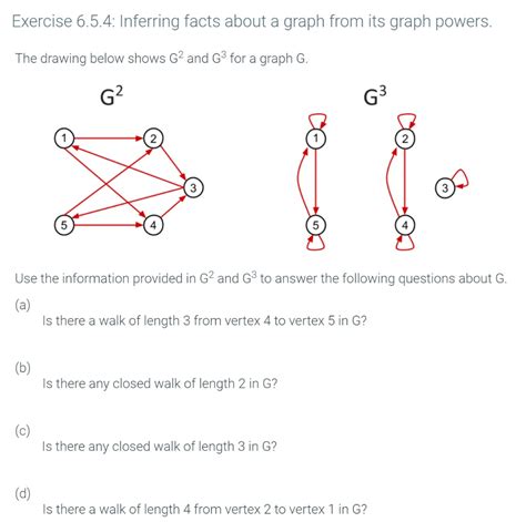 solved exercise 6 5 4 inferring facts about a graph from