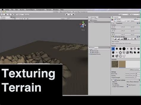 Applying Textures To Terrain In Unity D Youtube