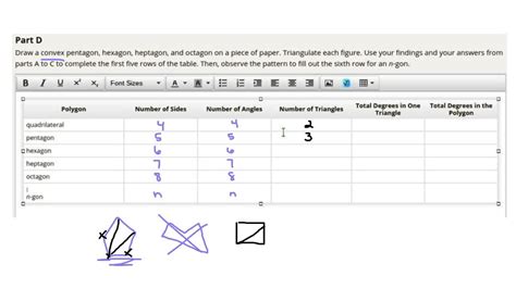 Please Help Me Part D Draw Convex Pentagon Hexagon Heptagon And Octagon On Piece
