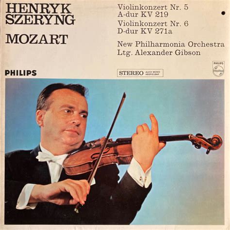 Henryk Szeryng Mozart New Philharmonia Orchestra Alexander Gibson