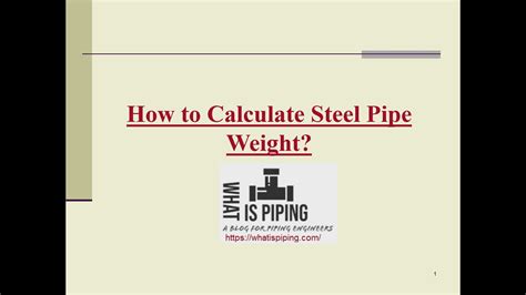 Pipe Weight Calculation Steel Pipe Weight Chart With Pdf 51 Off
