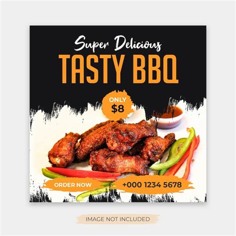 Premium Psd Barbeque Party Facebook Instagram Post Template