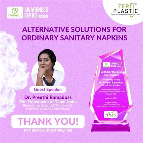 Dr Preethi Ramadoss Posted On Linkedin