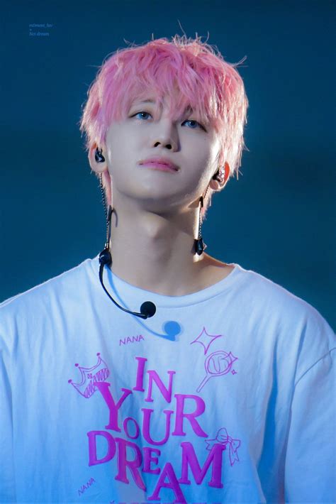 ‧˚₊̥ 띵킹‧˚₊̥ On Twitter Nct 꿈 연예인 핑크 머리
