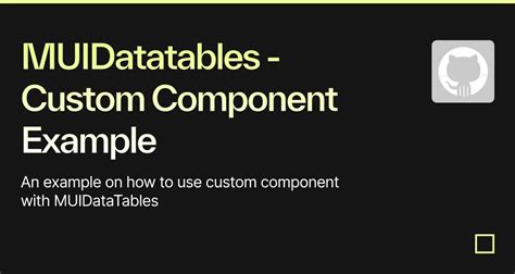Mui Datatables Examples CodeSandbox