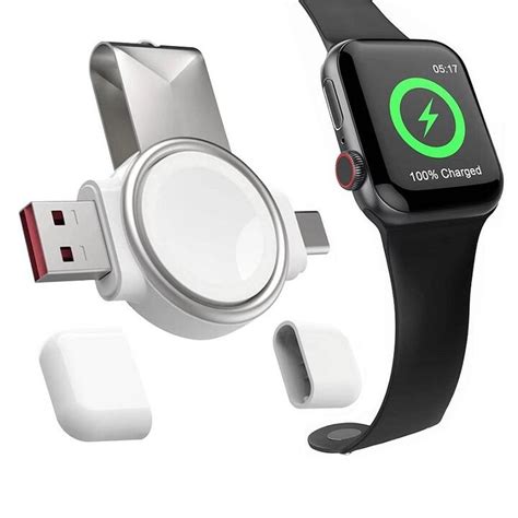 楽天市場アップル ウォッチ 磁気充電器 Apple watch series用 充電器 in USB C type c と USB A ケーブル不要 両面挿し 持ち運び便利