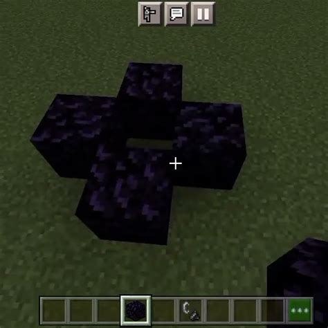 Smallest Nether Portal In Minecraft 😮 Minecraft Shorts Me Youtube