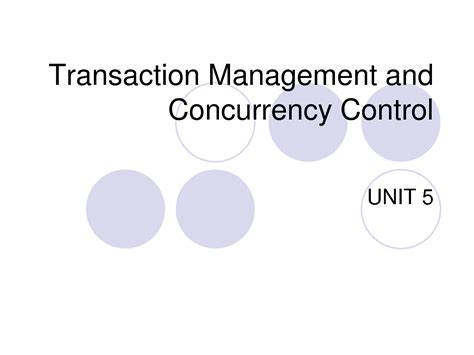 Solution Unit 5 Transaction Studypool
