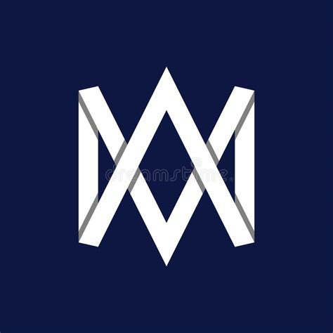 Iniciales Del Logotipo De Amv Adecuadas Para Todas Las Industrias