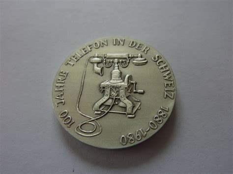 Silbermedaille 100 Jahre Telefon Kaufen Auf Ricardo