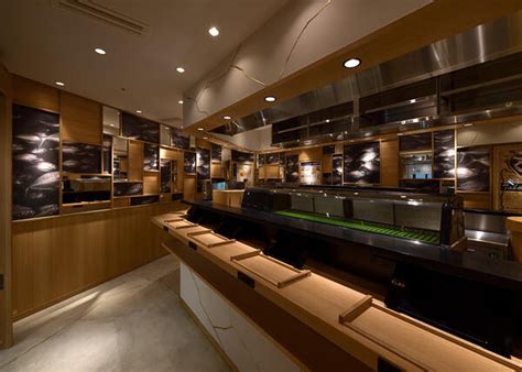 牡蠣とワイン 立喰い すしまる ミント神戸店 立ち食い寿司 三宮駅 店舗デザインcom