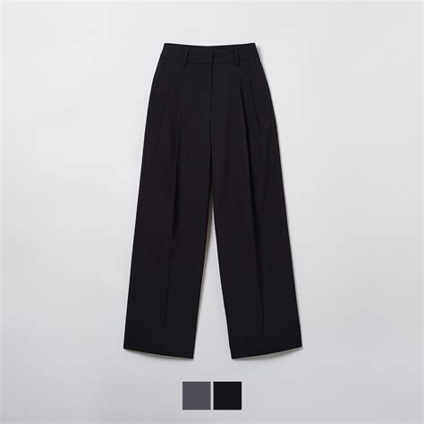 여성용 에센셜 롱 투턱 와이드 슬랙스sptae23w05 이랜드몰