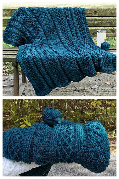 Cable Blanket Free Crochet Patterns Artofit