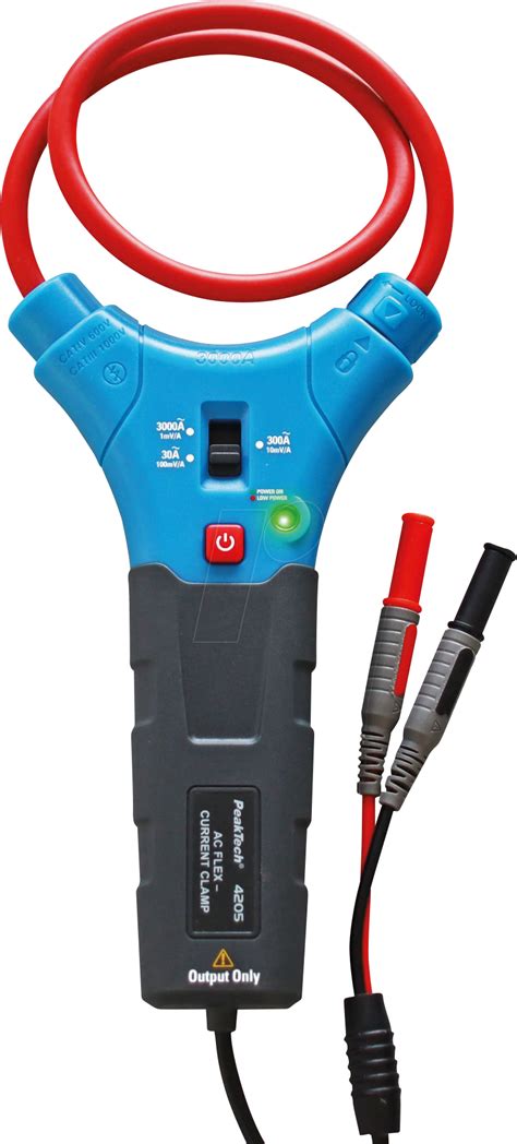 Peaktech 4205 Flexible Current Clamp Meter P 4205 Ac Up To 3000 A At