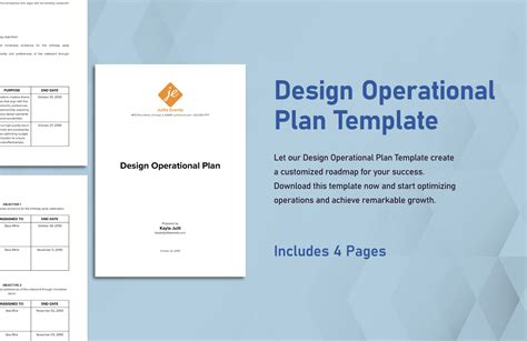 Design Operational Plan Template In Word PDF Google Docs Download Template Net